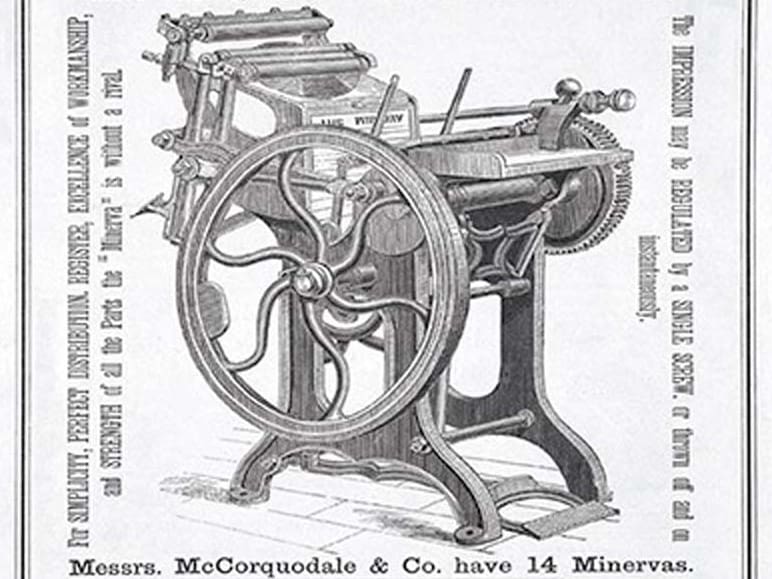 La minerva, una pequeña divinidad de las Artes Gráficas