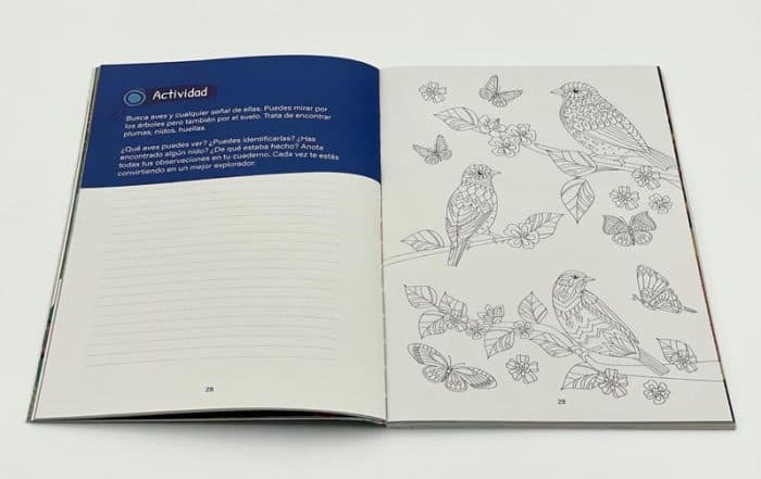 Cuaderno del pequeño explorador. Cuidando la naturaleza.